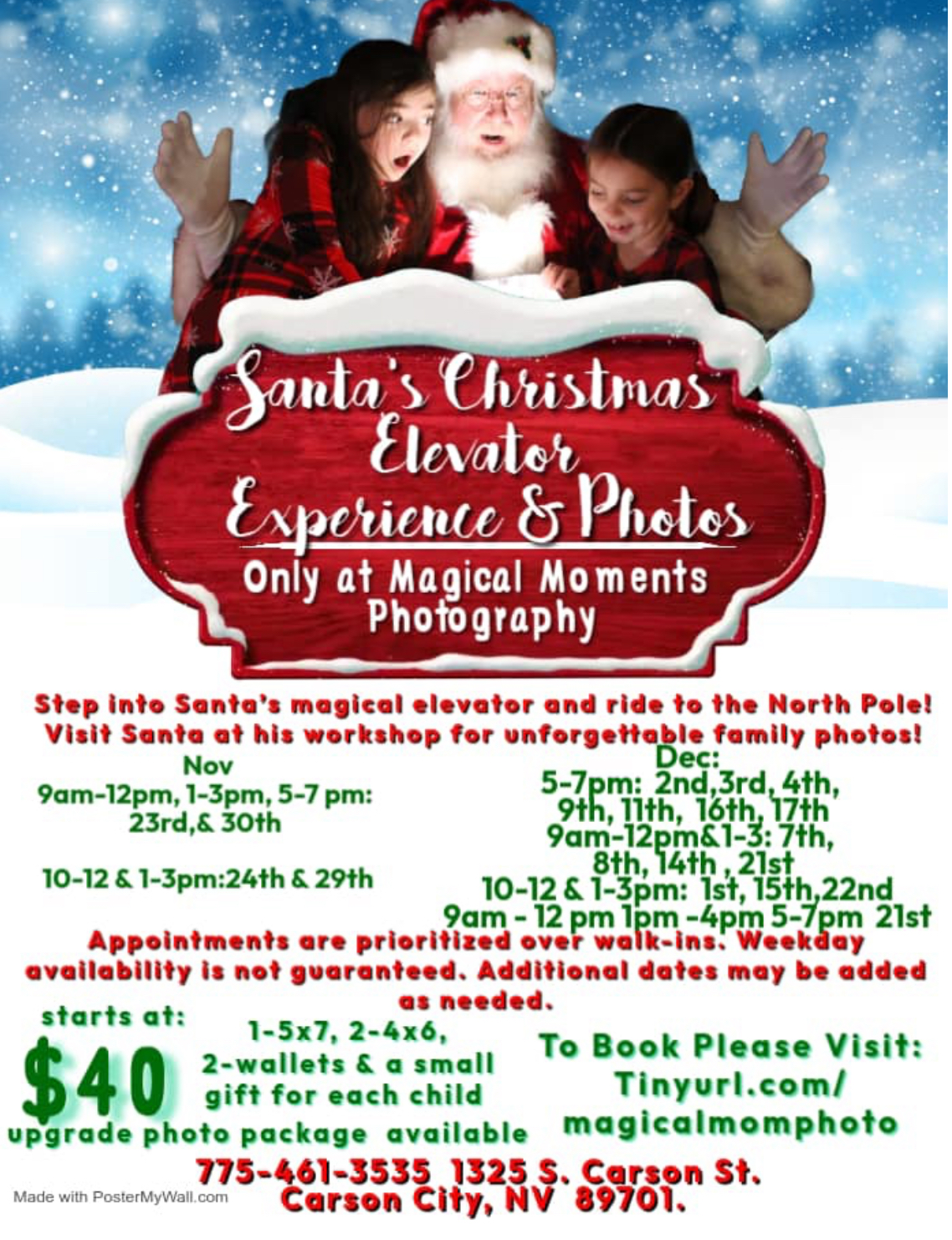 Carson City’s “Santa Christmas Elevator Experience” Brings the North ...