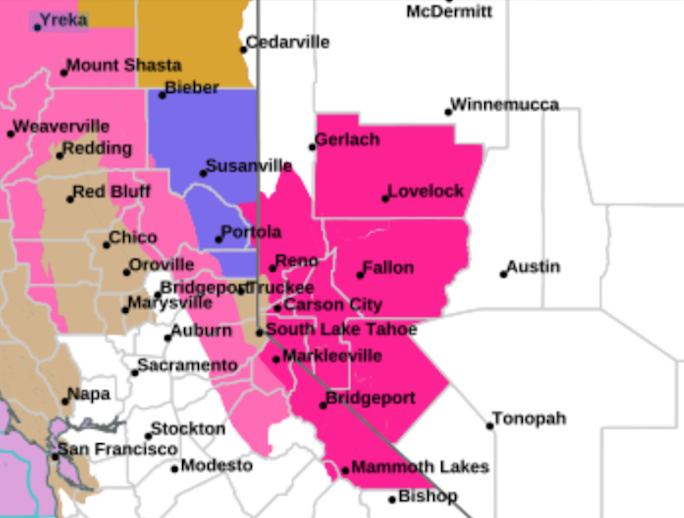 Carson City area weather: Warm atmospheric river to bring gusty winds ...