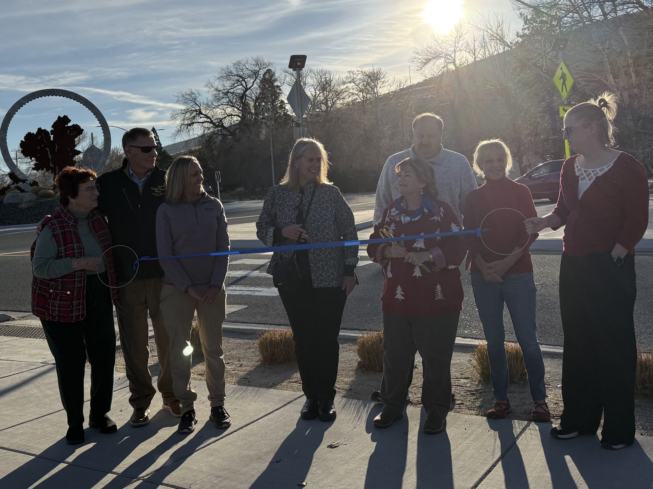 New downtown roundabout artwork installed with ribbon cutting - Carson Now