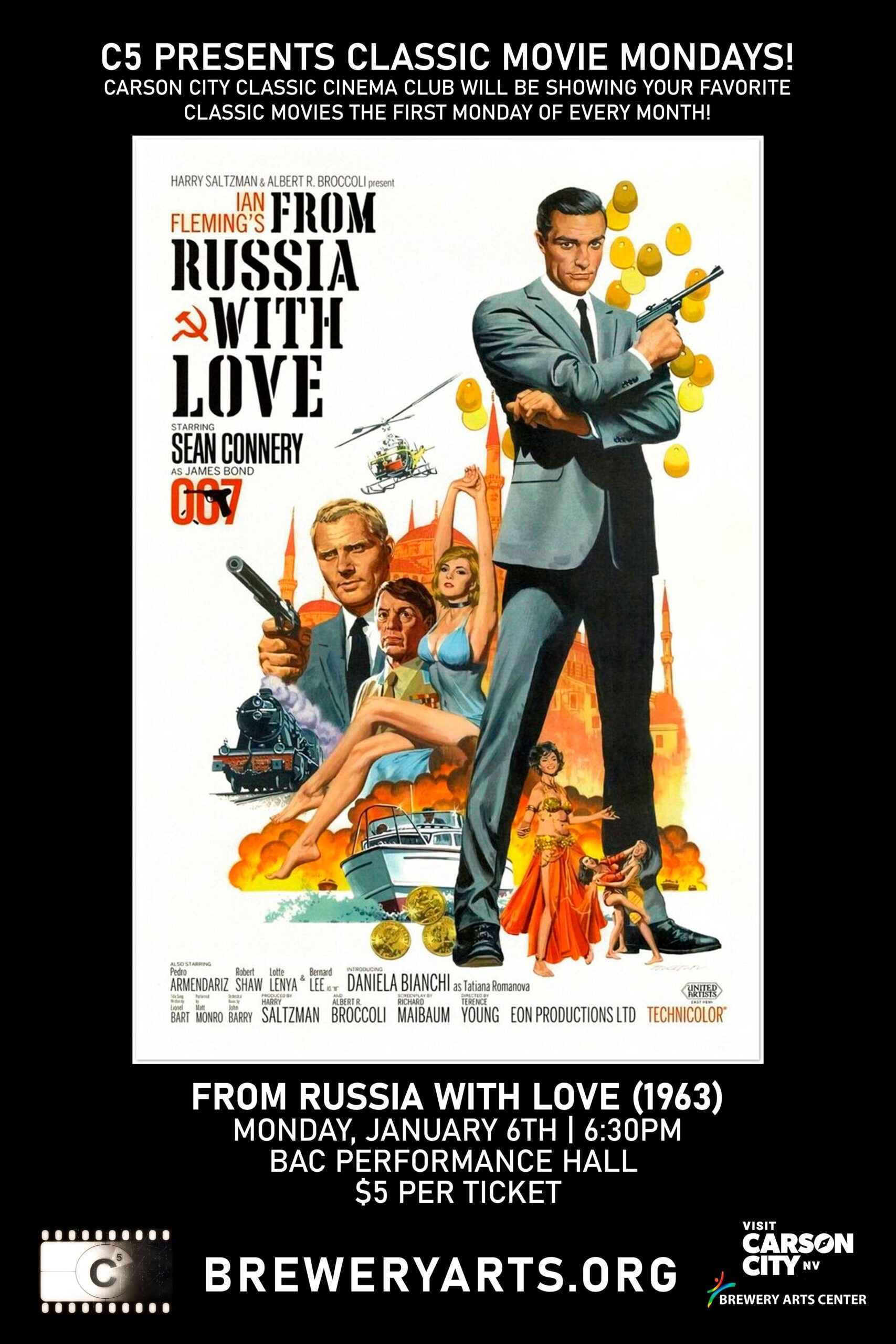 C5 Presents Classic Movie Mondays: From Russia with Love - Carson Now