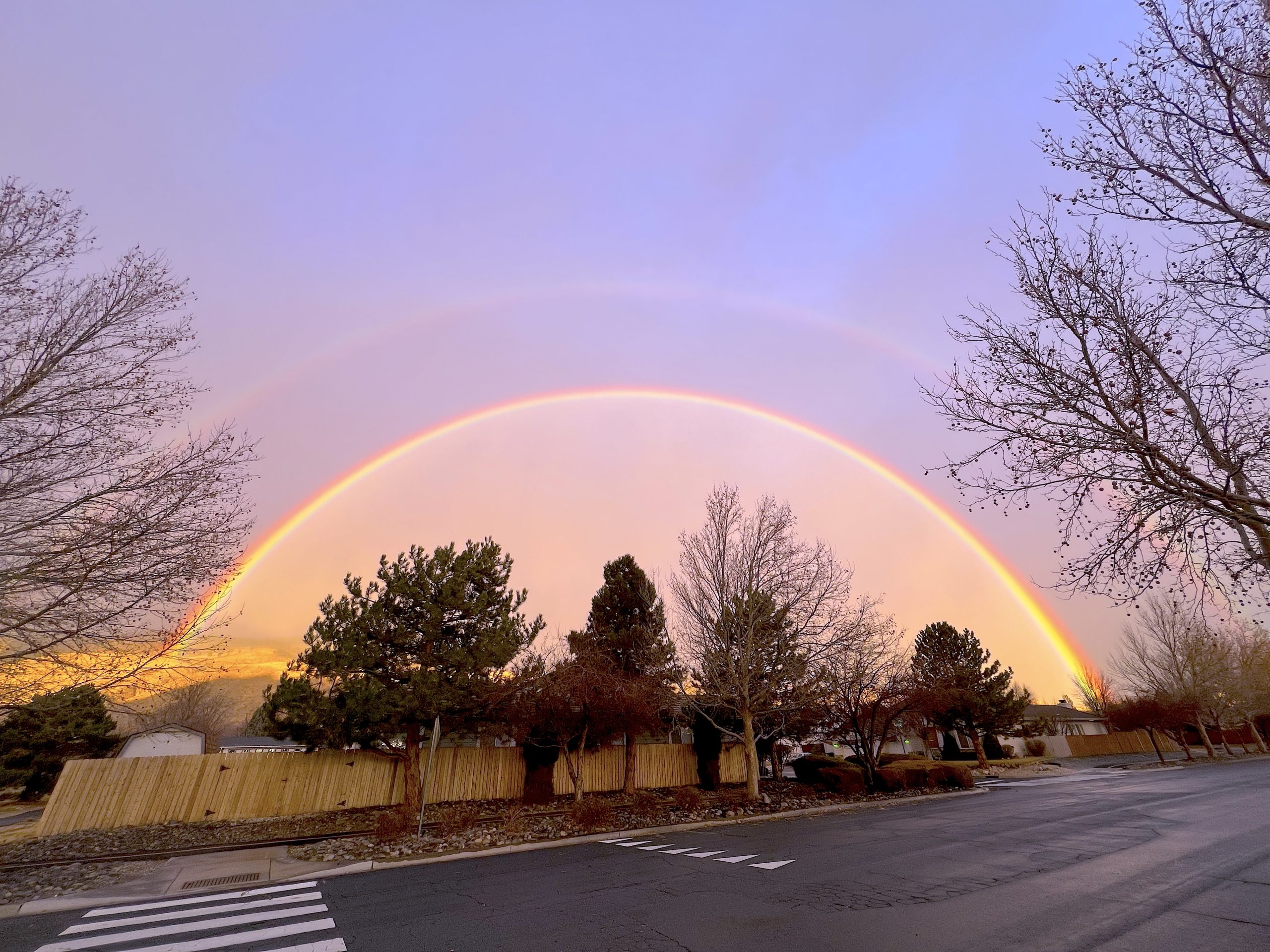 Photo: Double rainbow over Carson City at Long Ranch - Carson Now