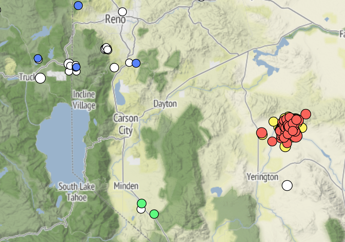 Earthquake in Lyon County felt as far away as Bay Area, aftershocks ...