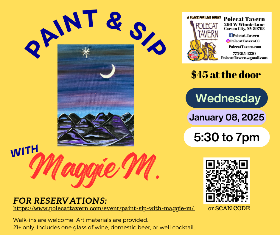 Paint & Sip with Maggie M at Polecat Tavern Wednesday January 8th at 5: ...