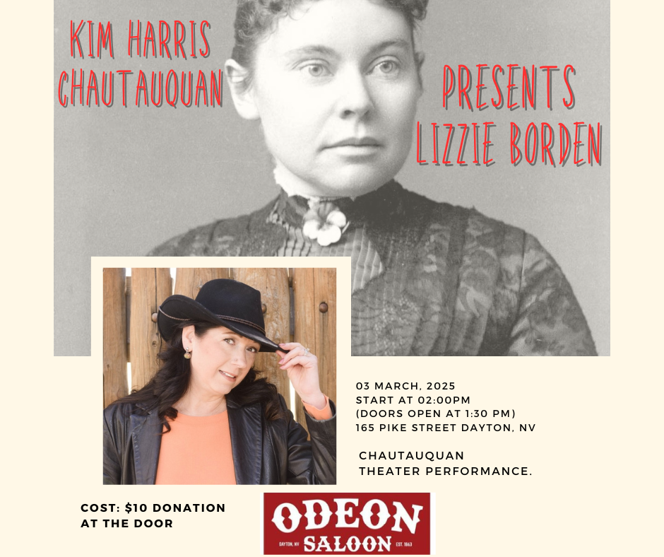Odeon Oldies Presents KimHarris portraying Lizzie Borden (Chautauquan ...