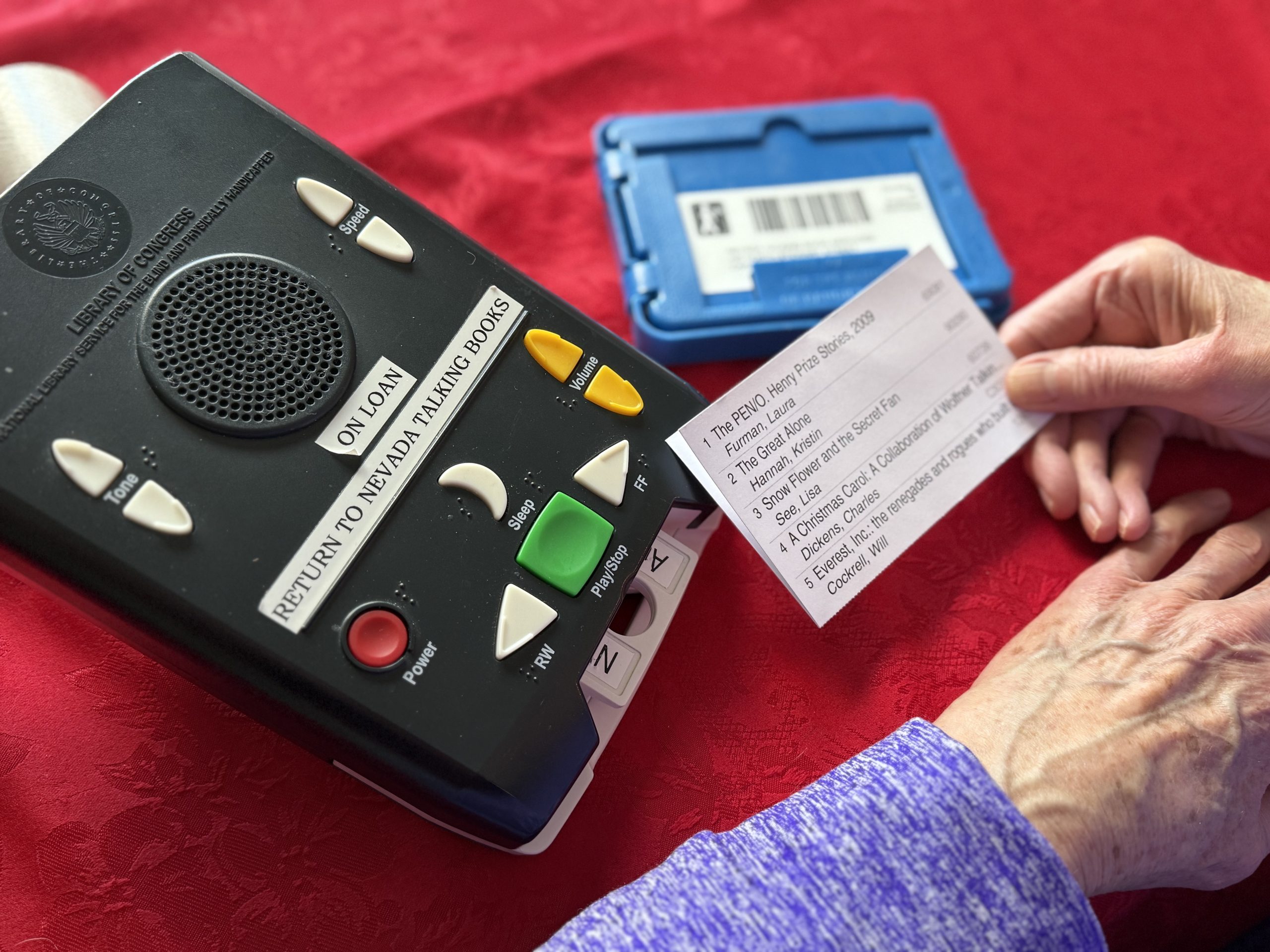 Nevada’s Talking Book Program provides free audiobooks to readers with ...