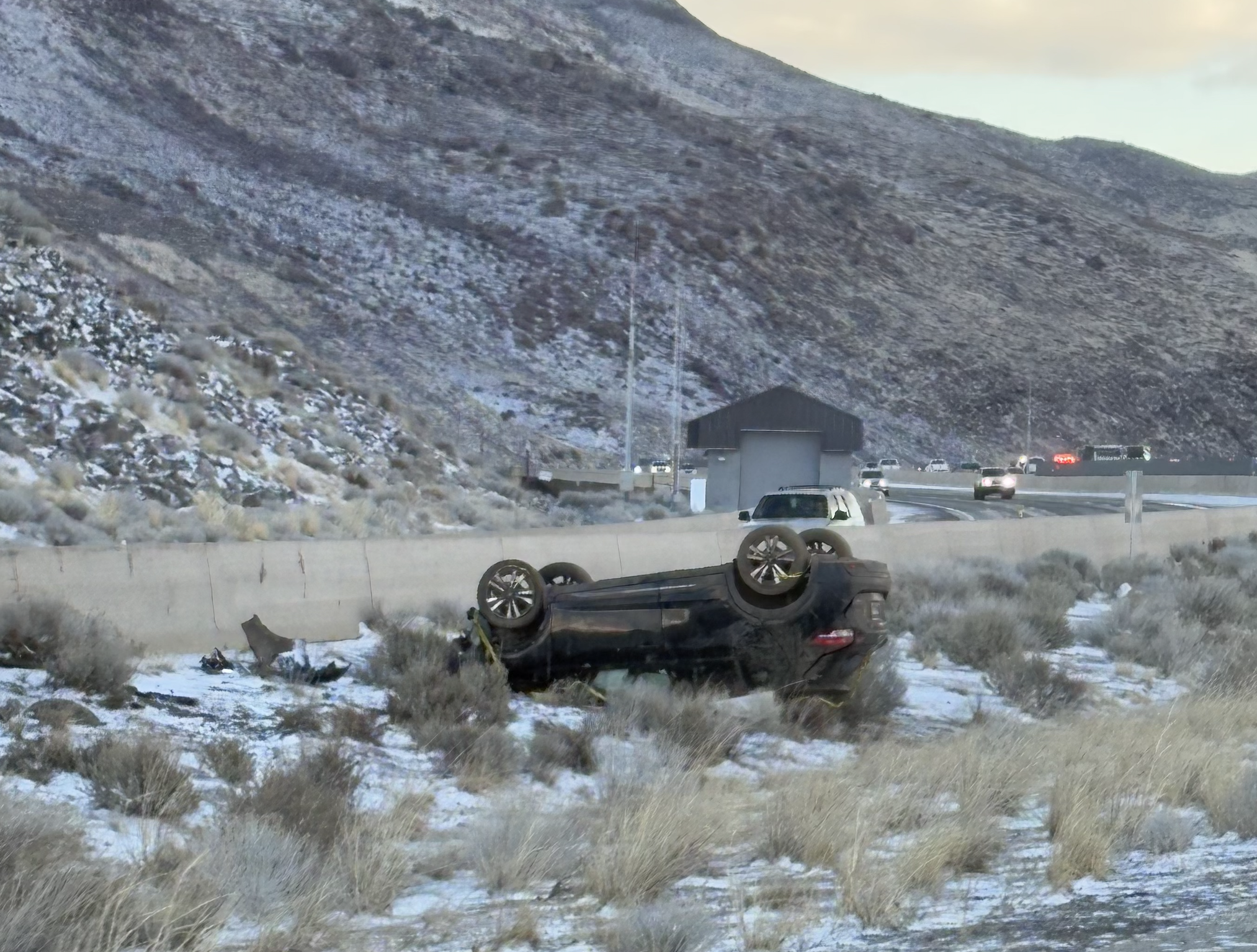 Northbound I580 in Washoe Valley closed due to fatal crash Friday ...