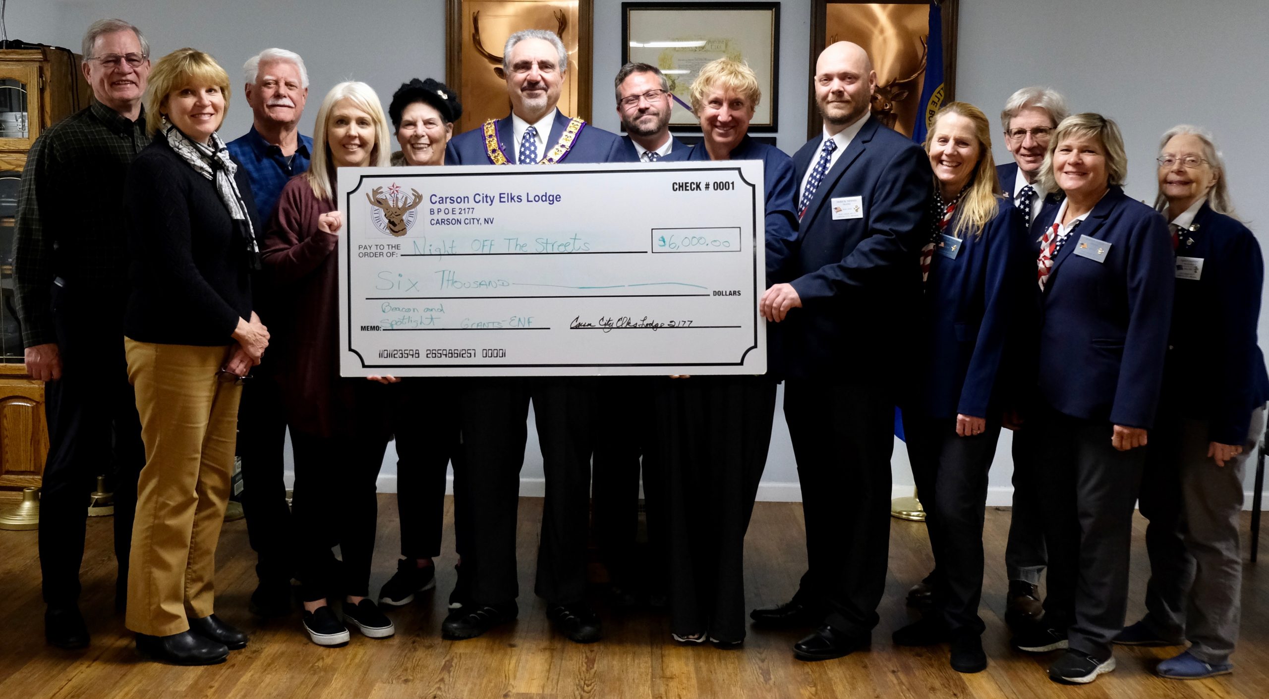 Carson City Night Off The Streets receives $23,000 from fundraising ...