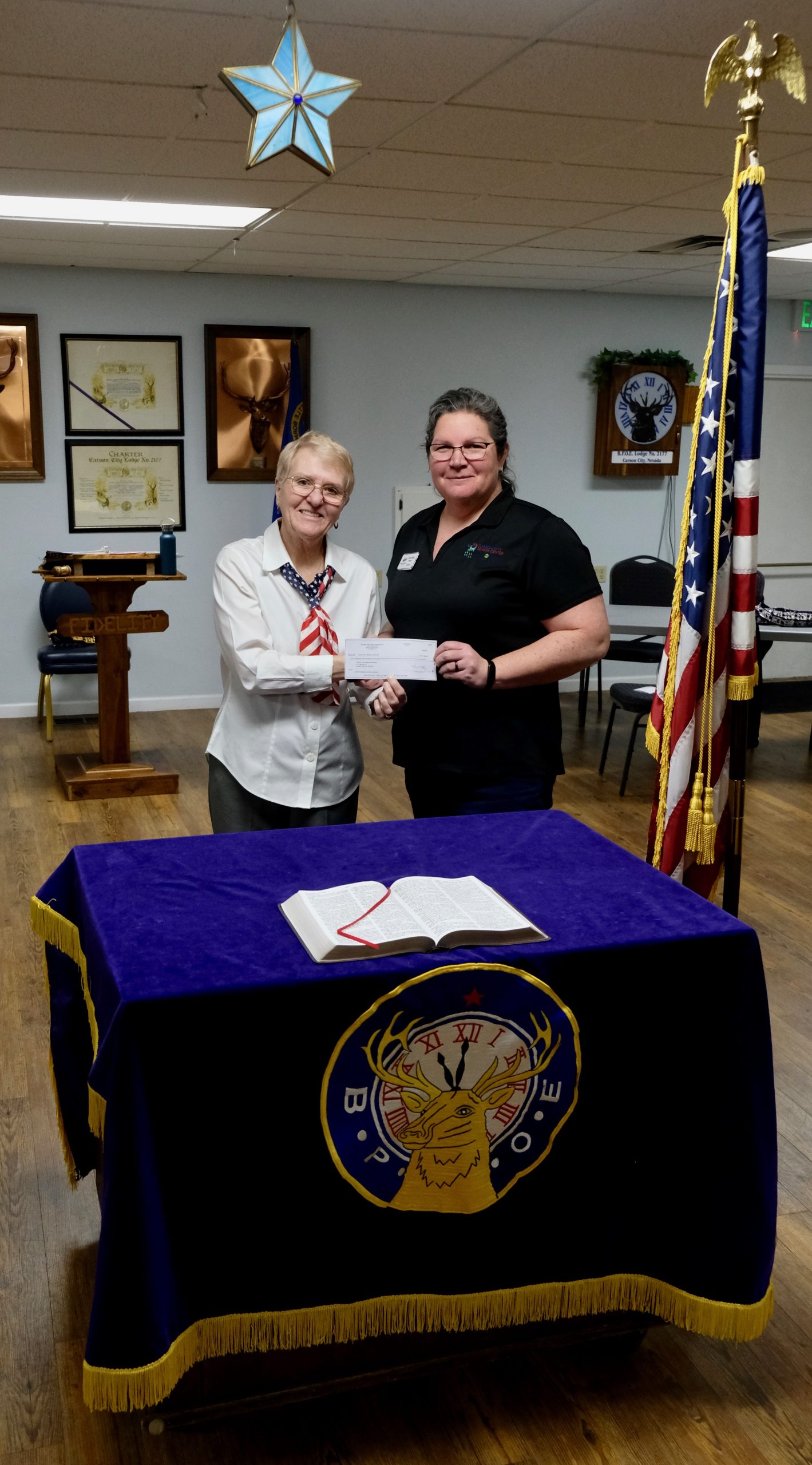 Carson City Elks Lodge donates $1,200 for Carson City Senior Center's ...