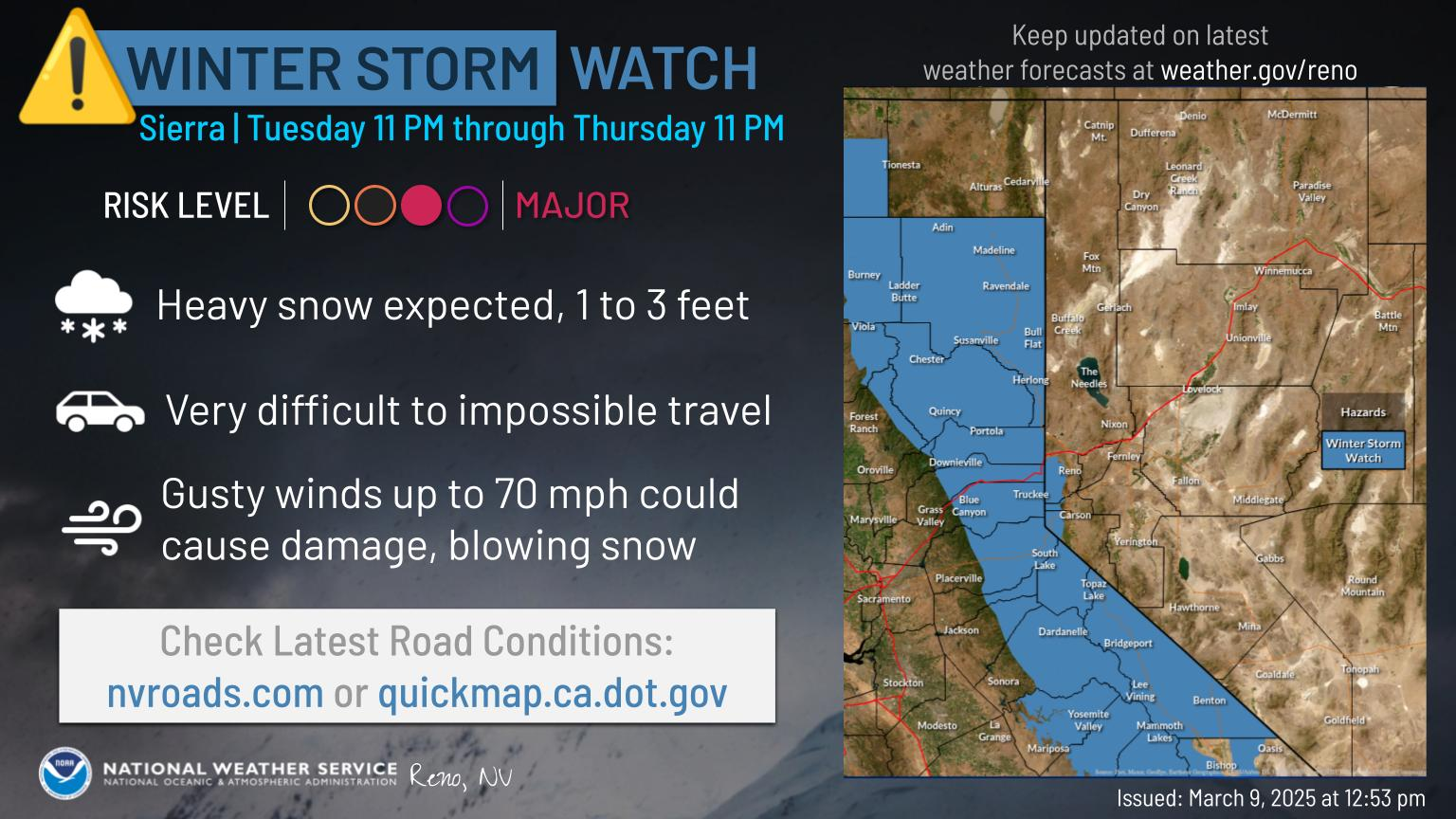 Carson City area weather: First in series of winter storms arriving ...