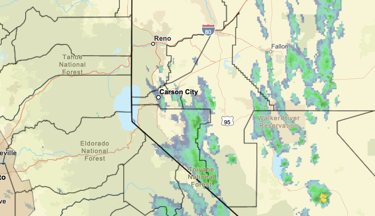 Carson City area weather: Chance of showers, thunderstorms this weekend ...