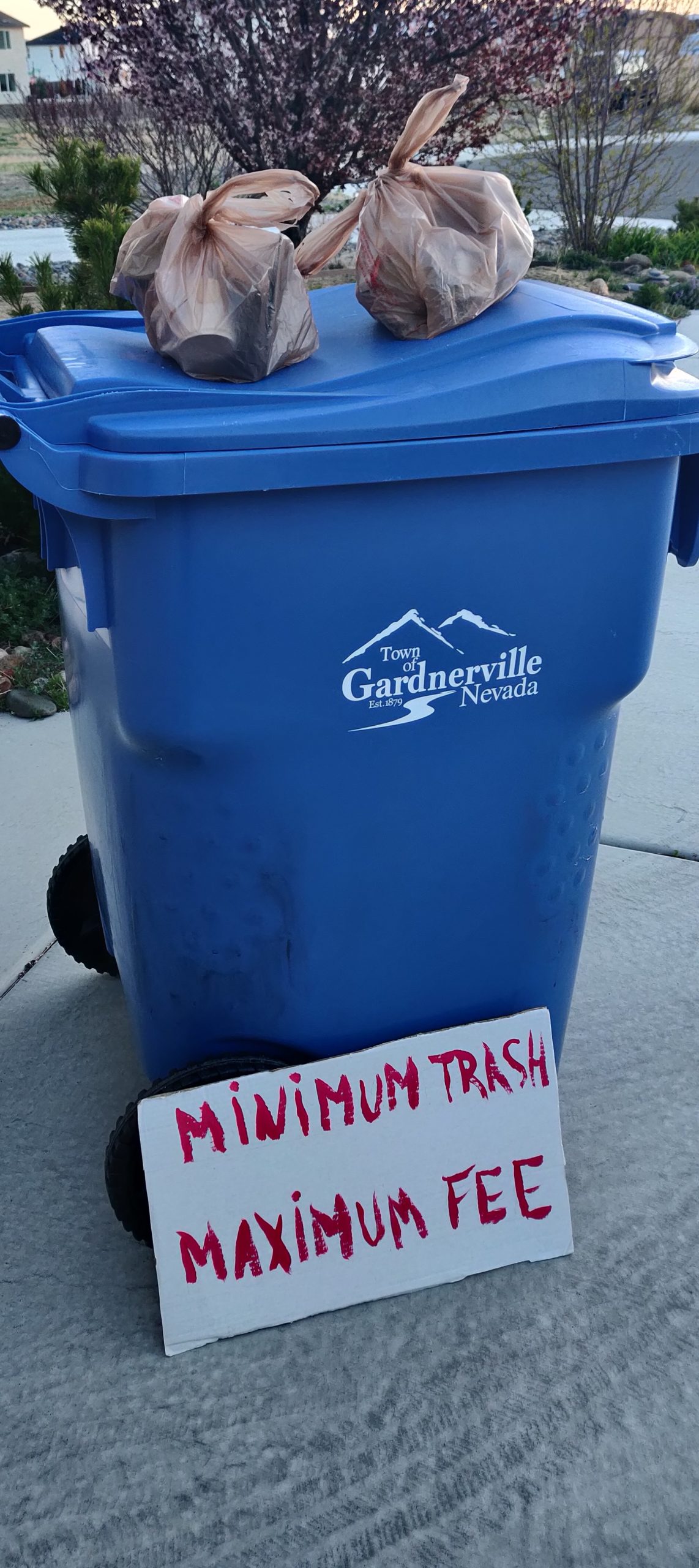 Letter to the Editor: Gardnerville trash fees increase with minimum ...
