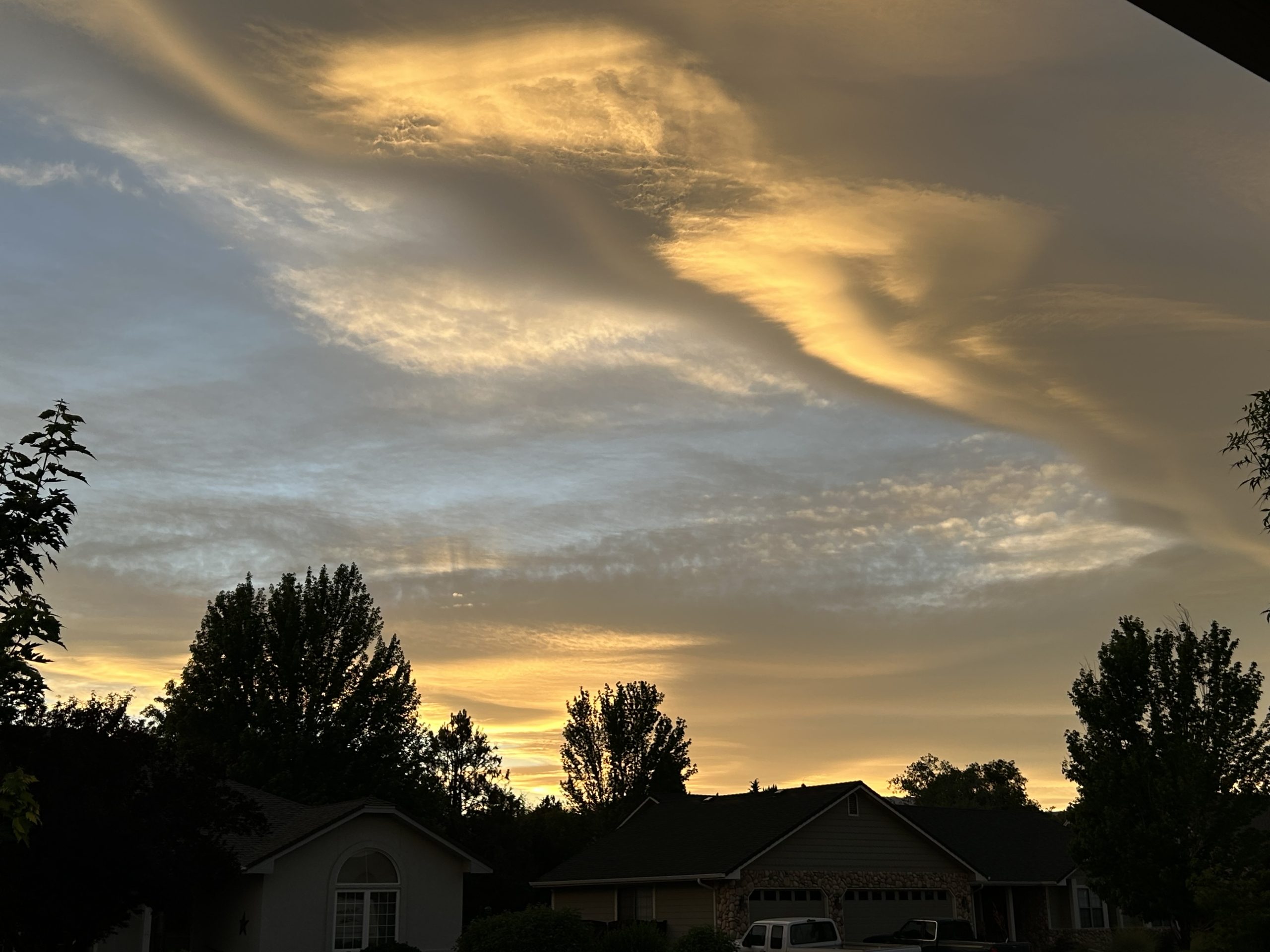 More Friday night clouds over Carson City - Carson Now