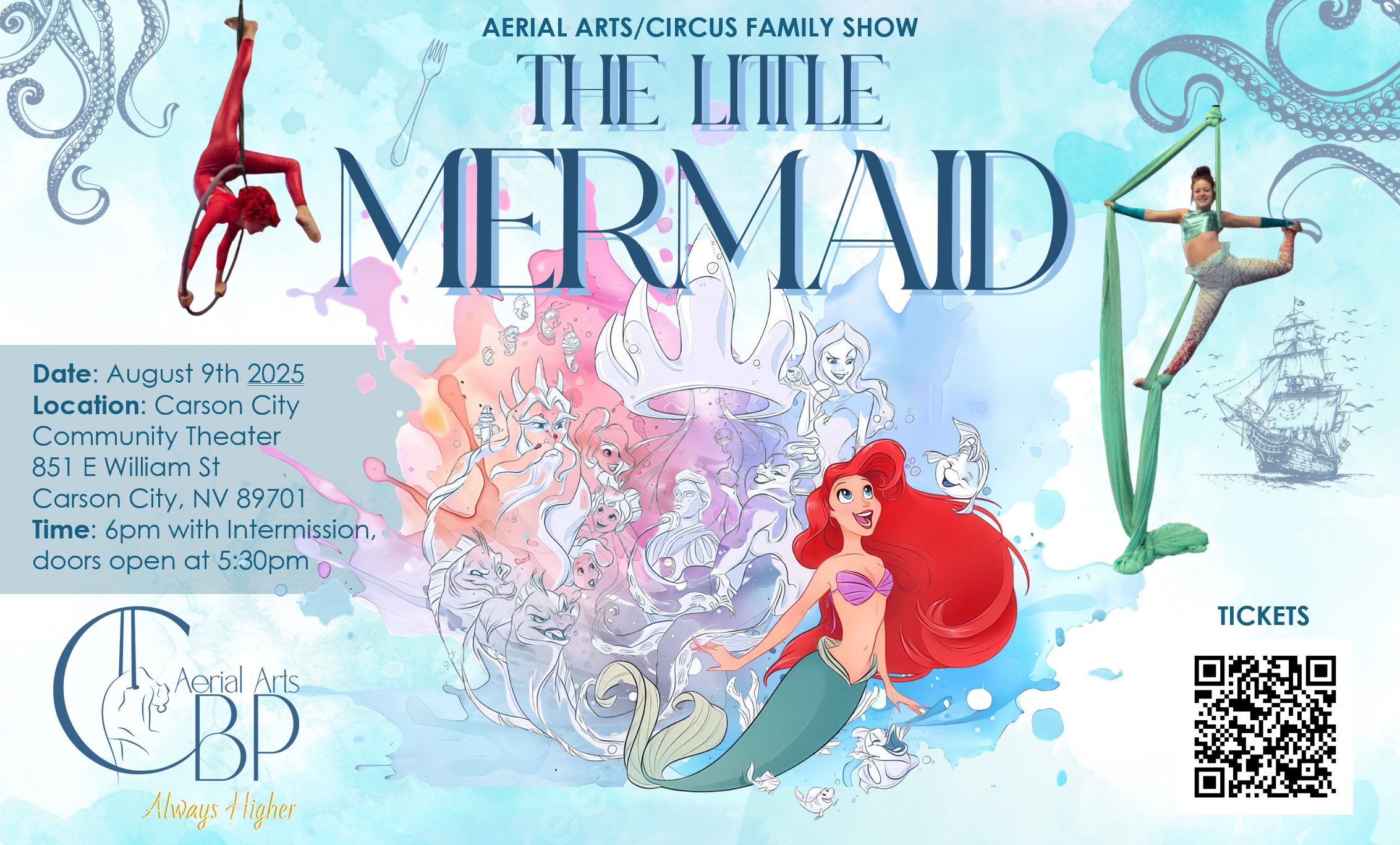 The Little Mermaid ~ Aerial Arts/Circus Family Show - Carson Now