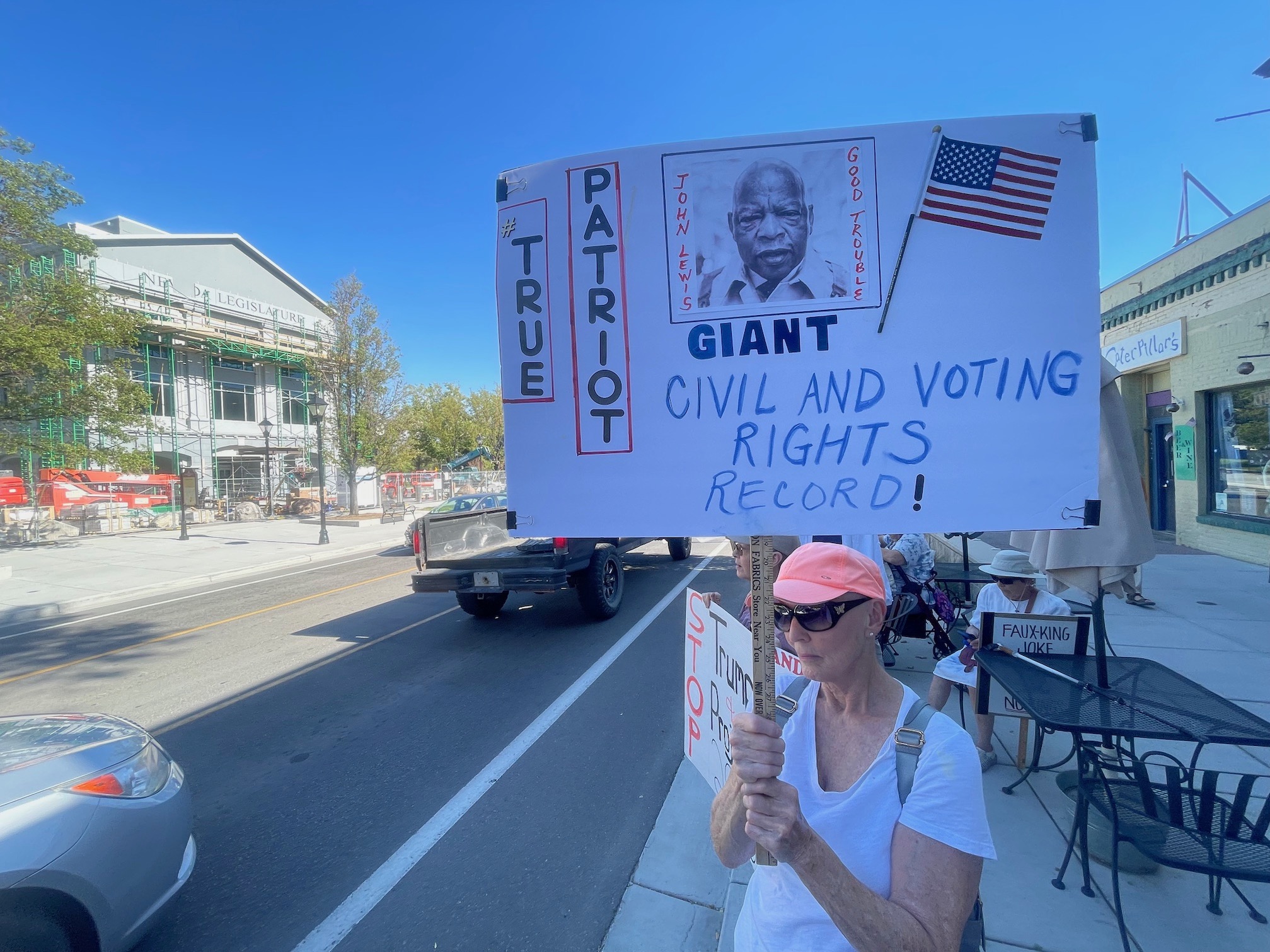 Demonstration brings out a few hundred to downtown Carson City - Carson Now