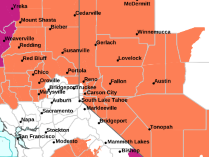 Carson City area weather: Heatwave and hazy skies through midweek ...