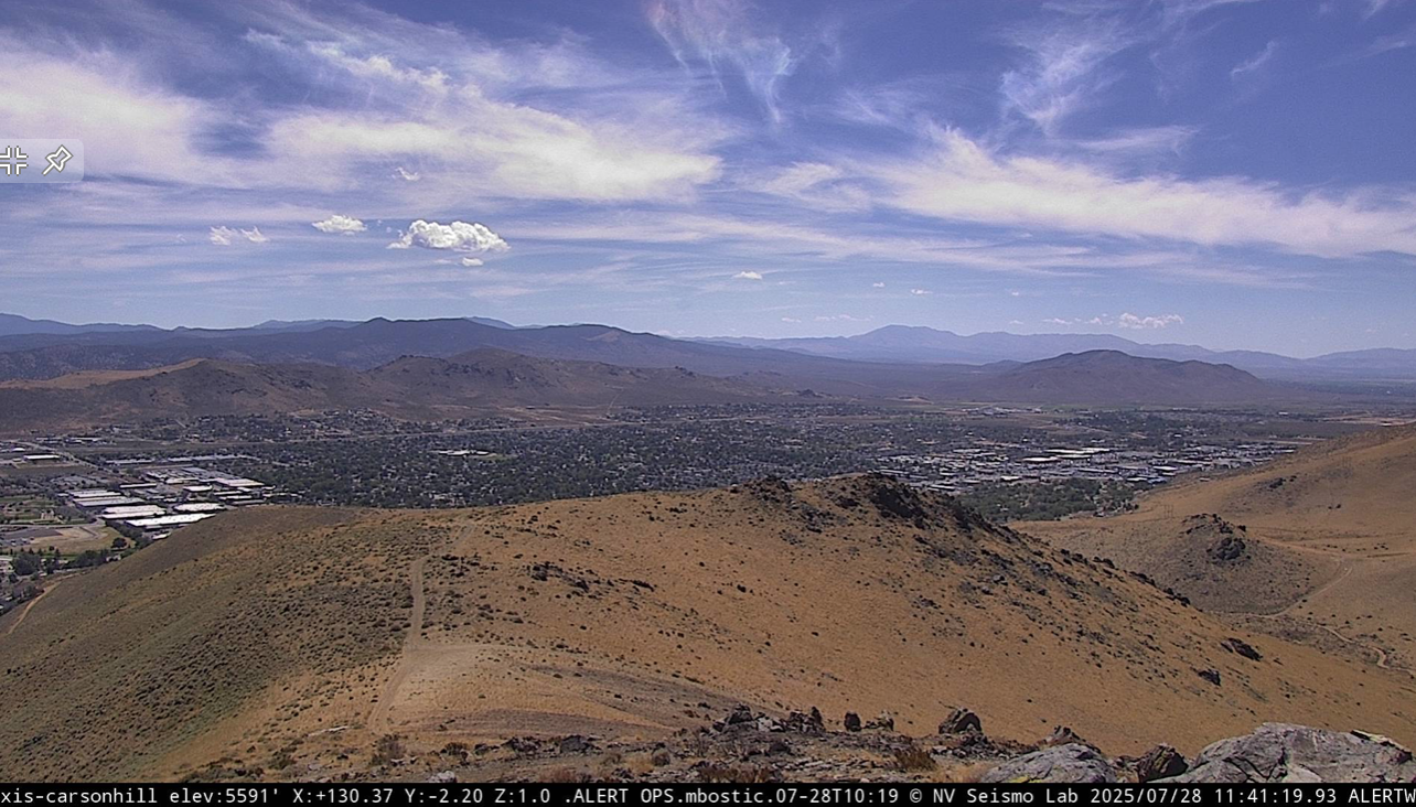 Carson City area weather: Thunderstorms through midweek prompt wildfire ...