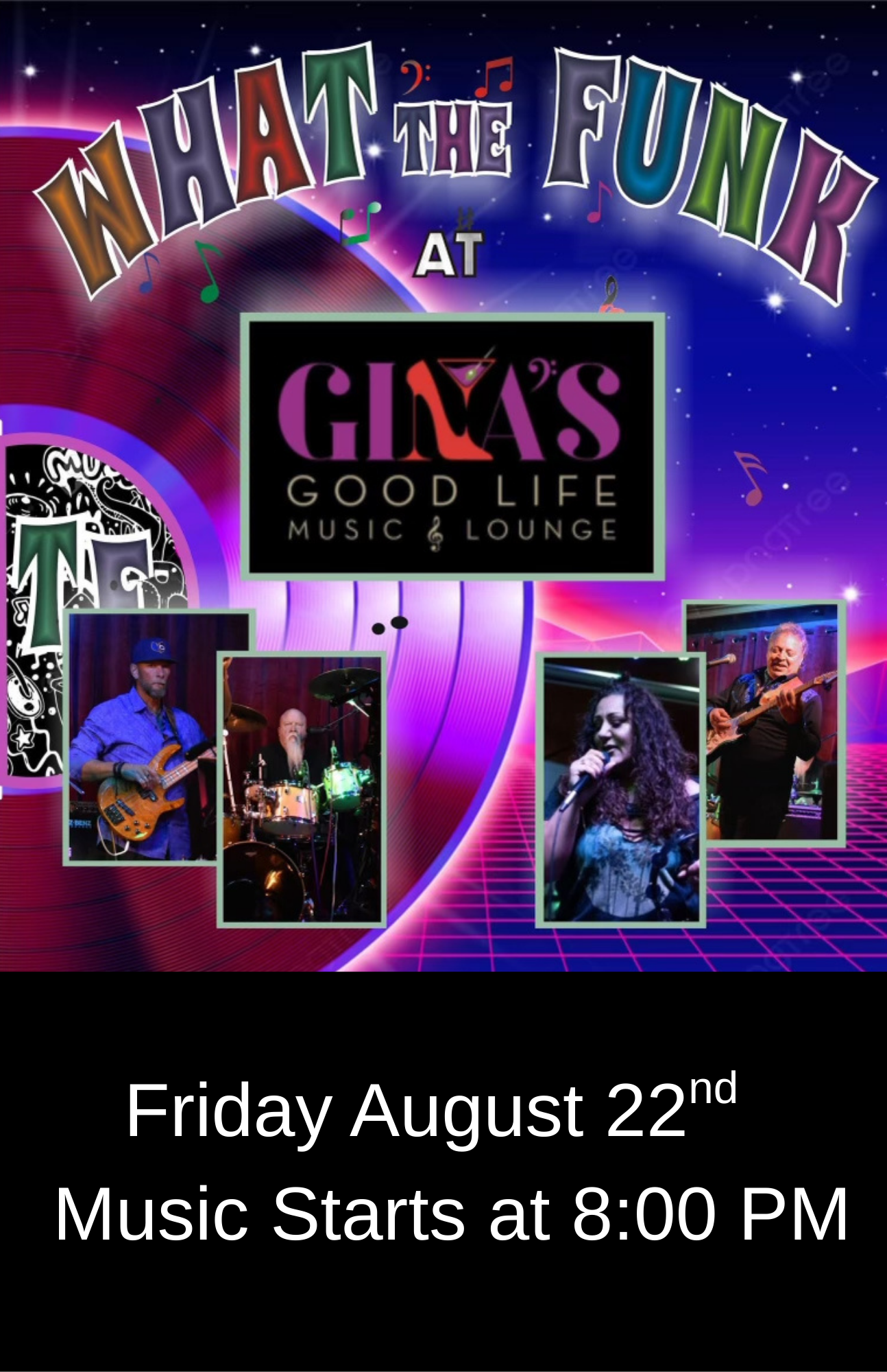 What The Funk! Friday at Gina’s Good Life Music & Lounge - Carson Now