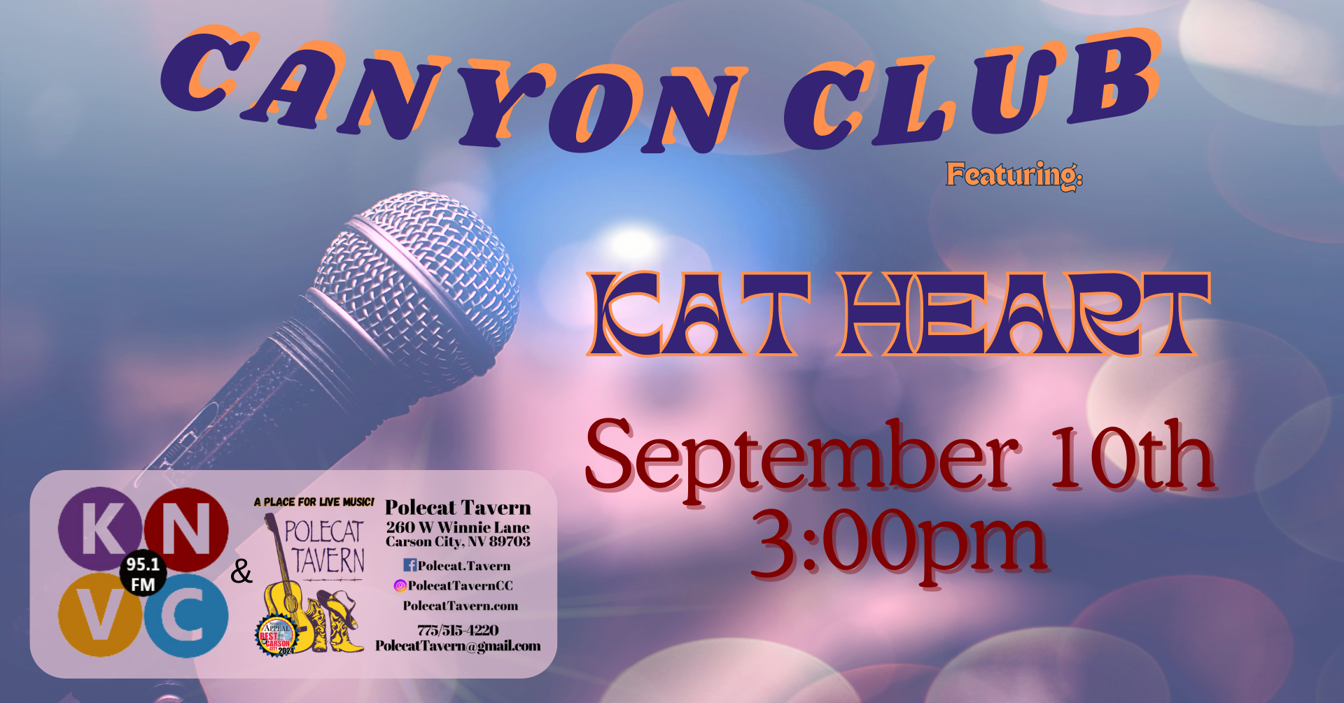 Canyon Club featuring Kat Heart - Carson Now