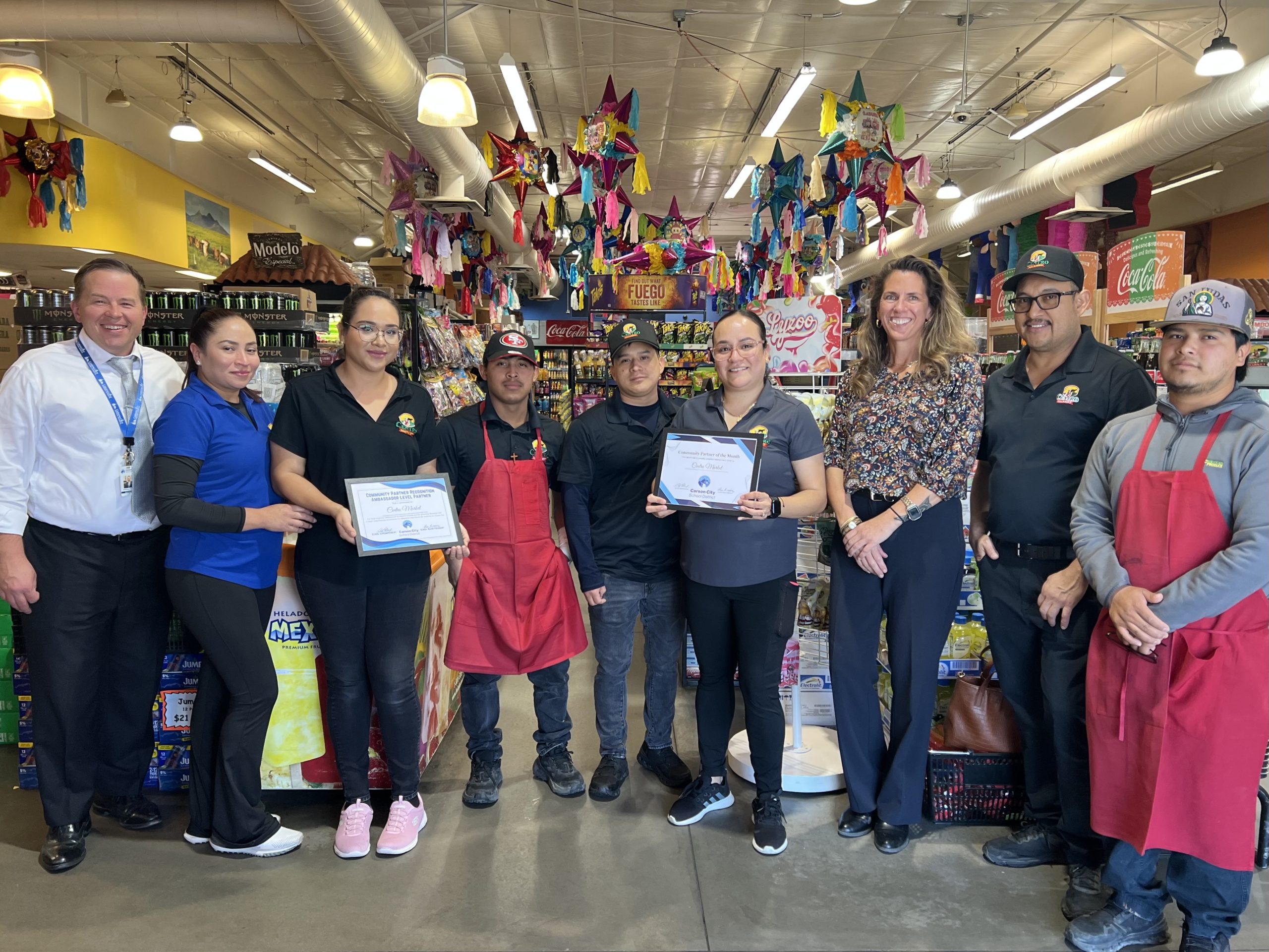 Carson City Schools recognize Centro Market as Ambassador Level ...