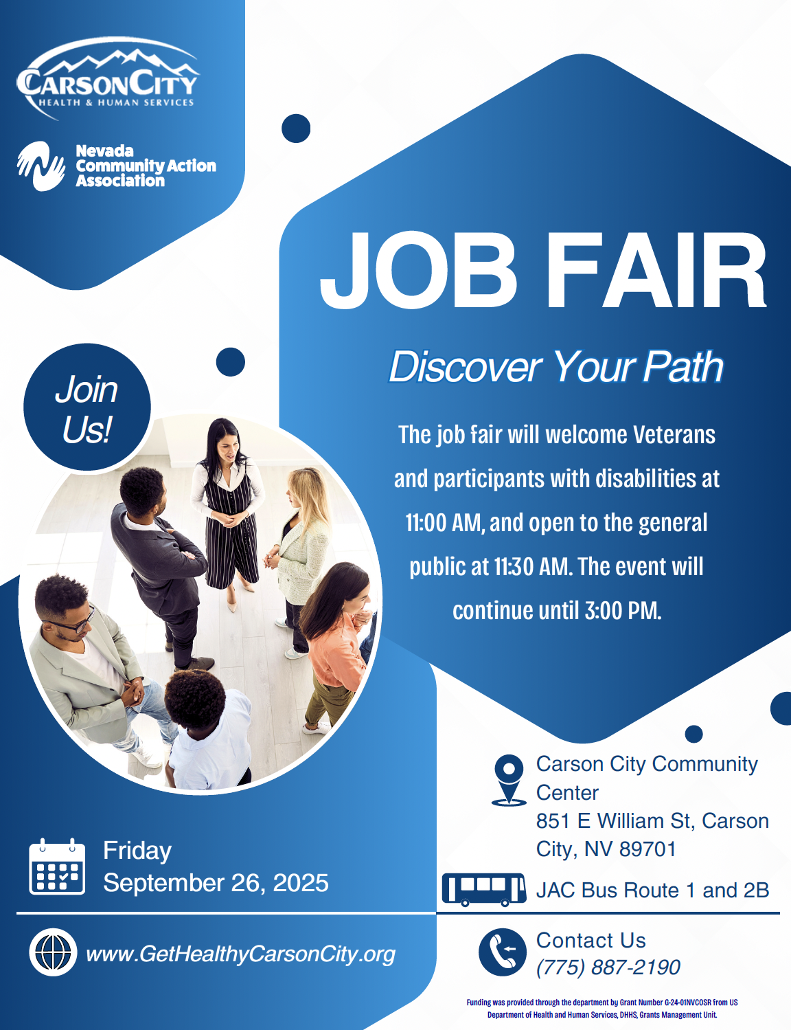 Carson City to host Career Fair Friday Sept. 26 at Community Center ...