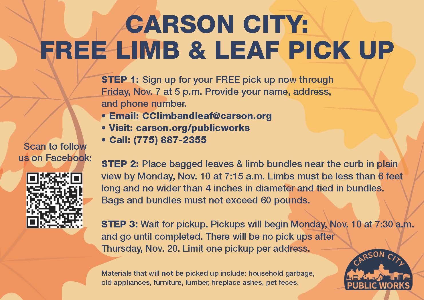 Fall Limb and Leaf Cleanup - Carson Now
