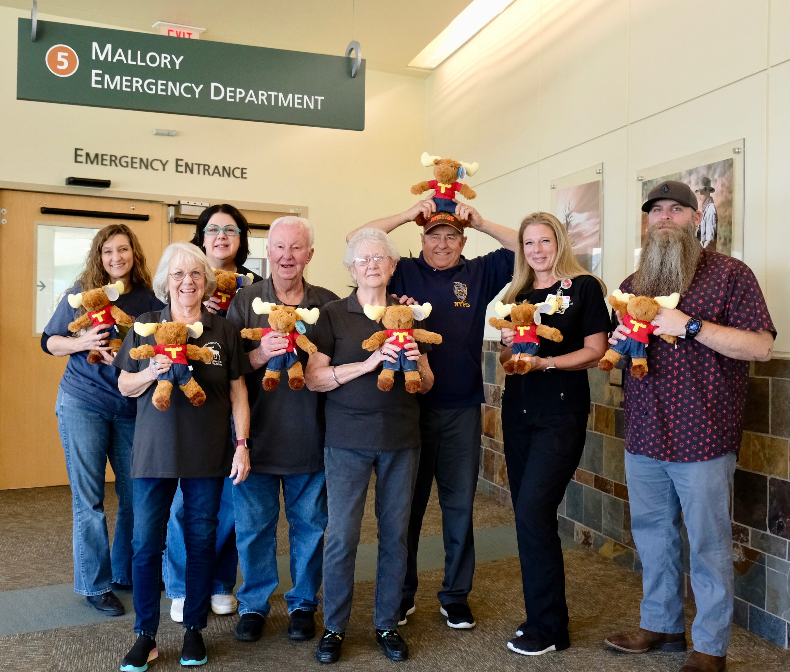 Carson City Moose Lodge donates Tommy Moose Dolls to Carson Tahoe for ...