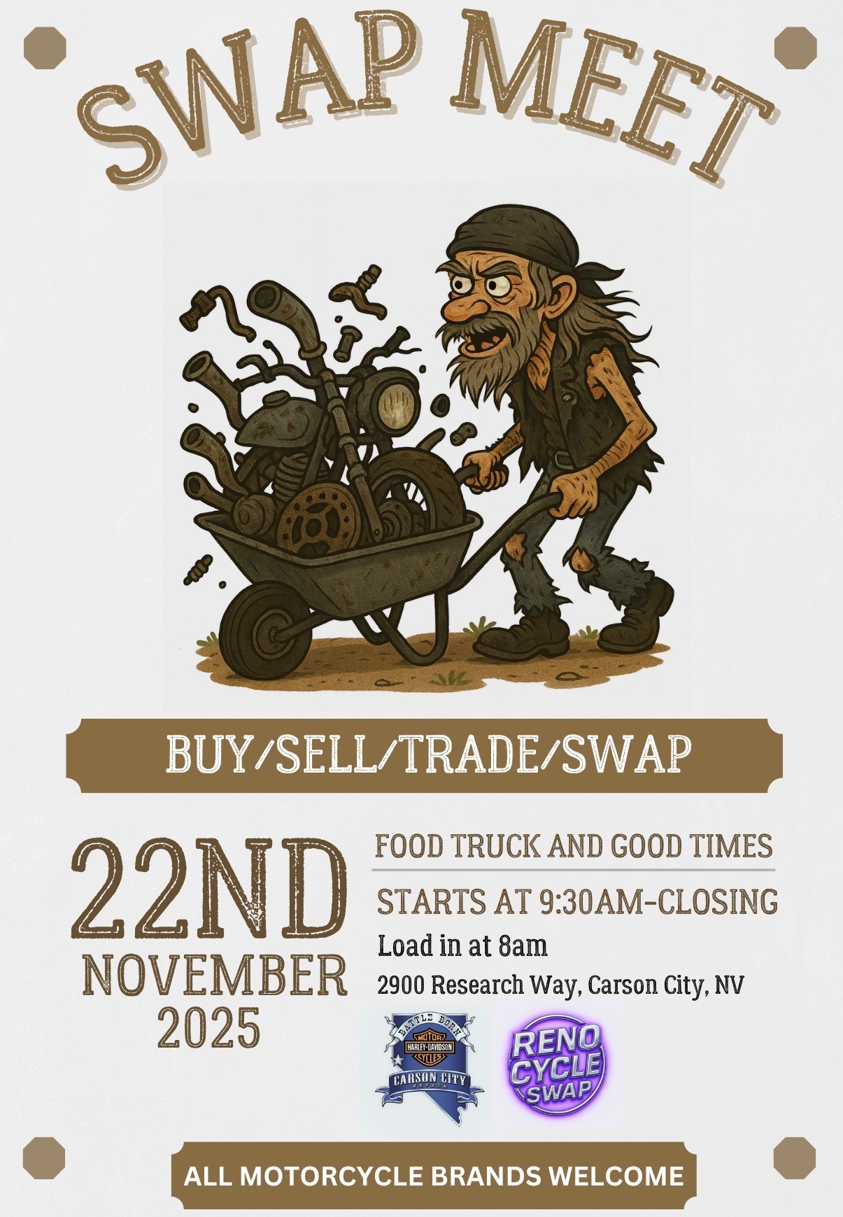 Swap Meet at Battle Born Harley-Davidson - Carson Now