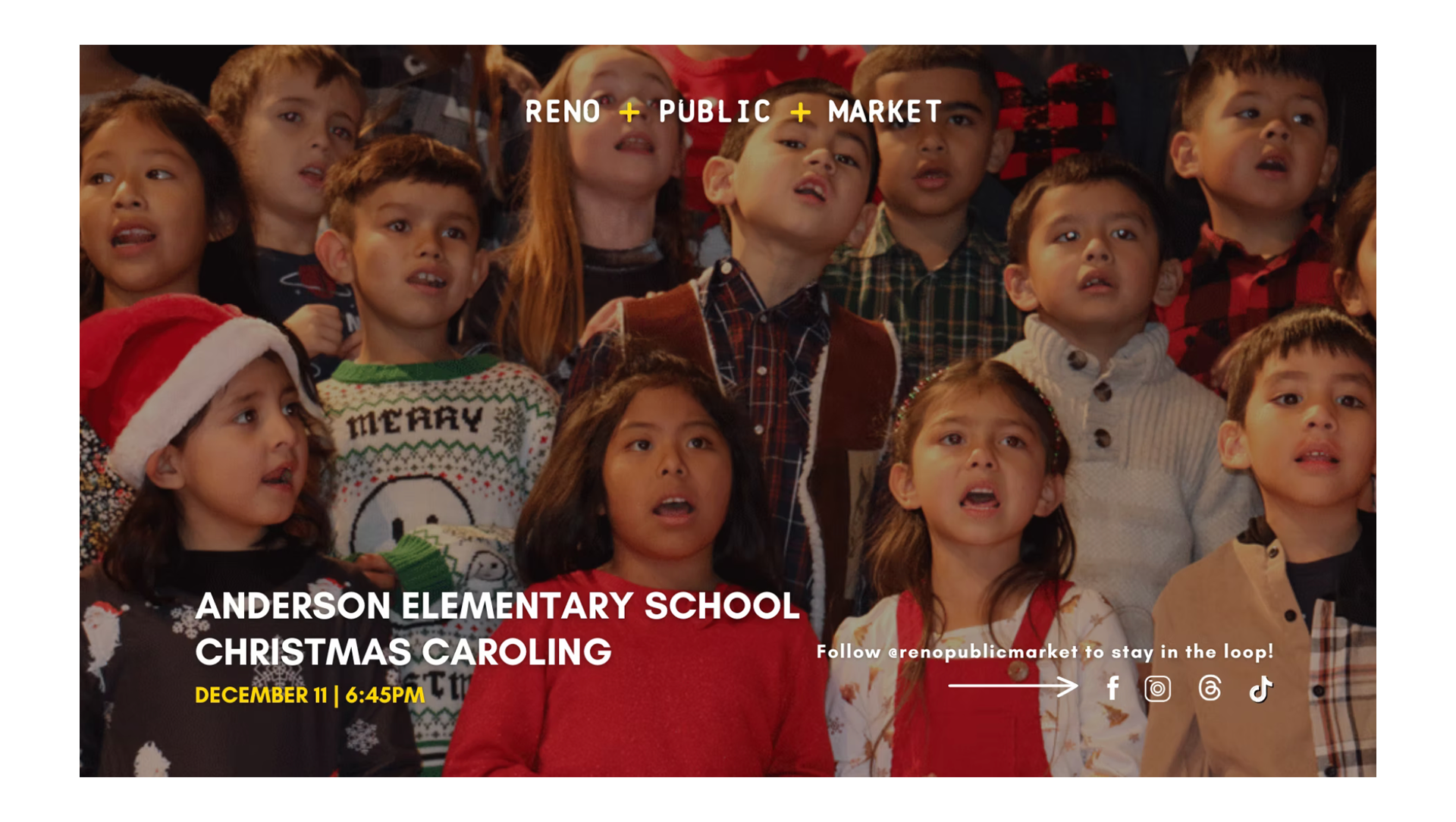Christmas Caroling with Anderson Elementary School at Reno Public ...