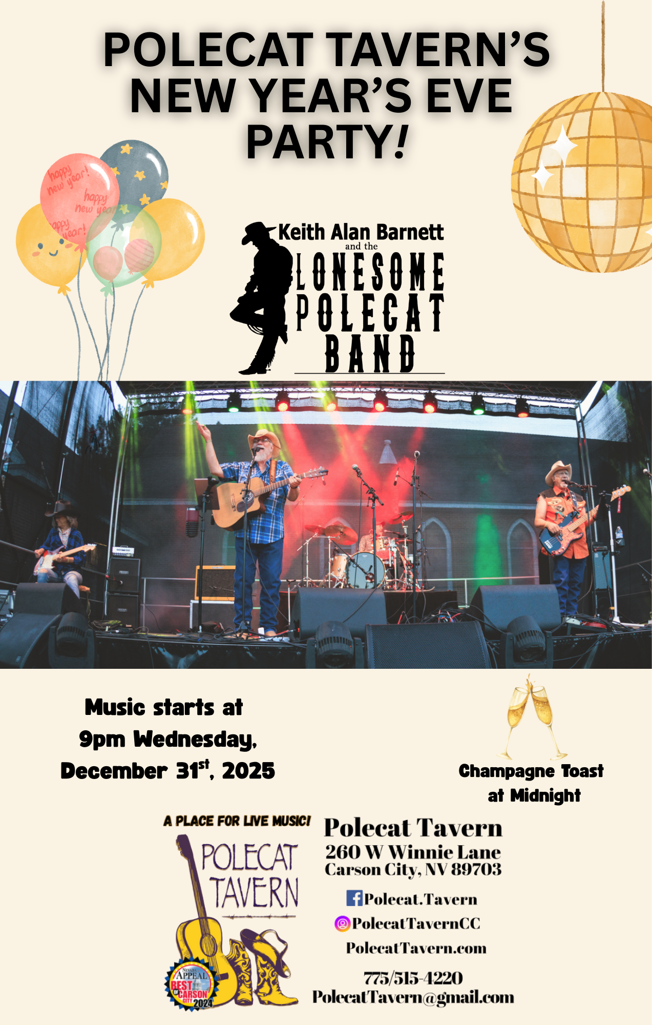 New Year’s Eve Party at Polecat Tavern December 31st at 9:00 PM ...
