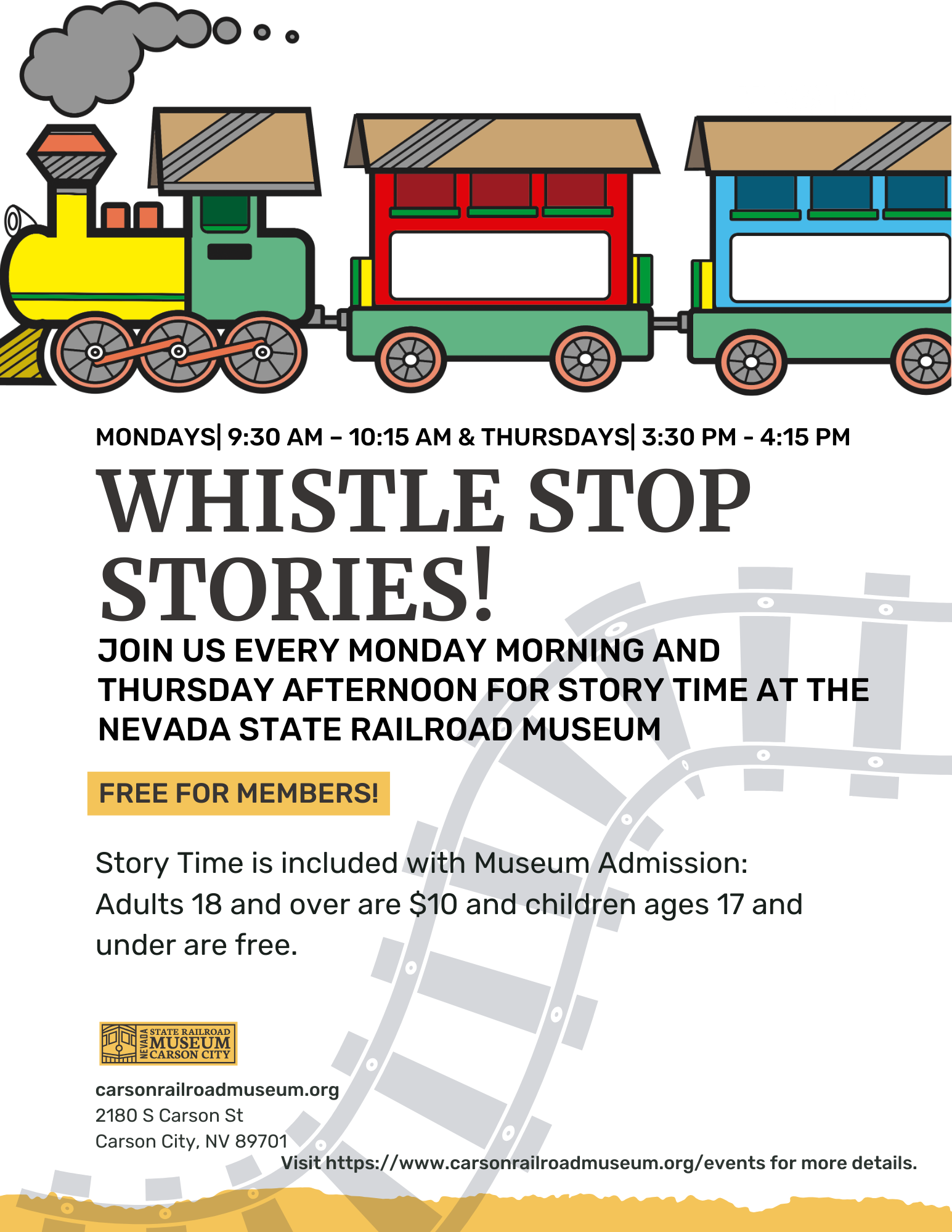 Whistle Stop Stories - Carson Now