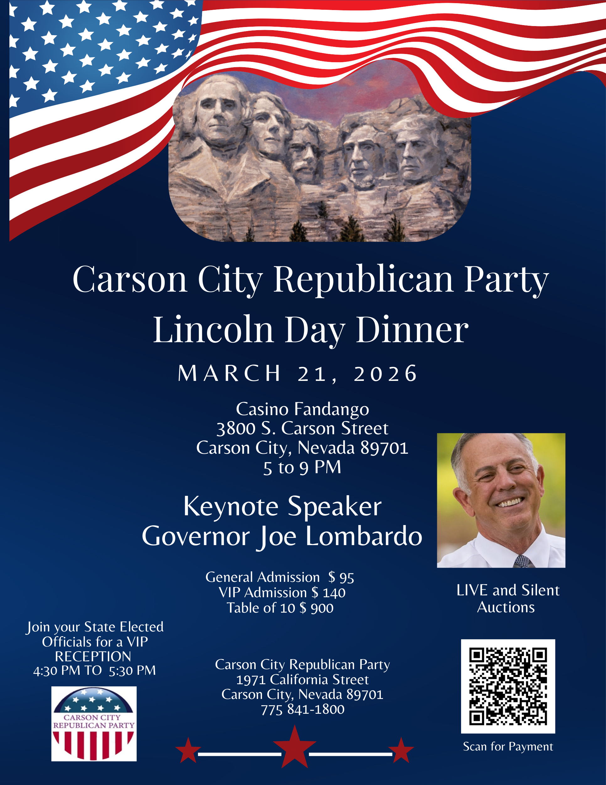Carson City Republican Party Lincoln Day Dinner - Carson Now