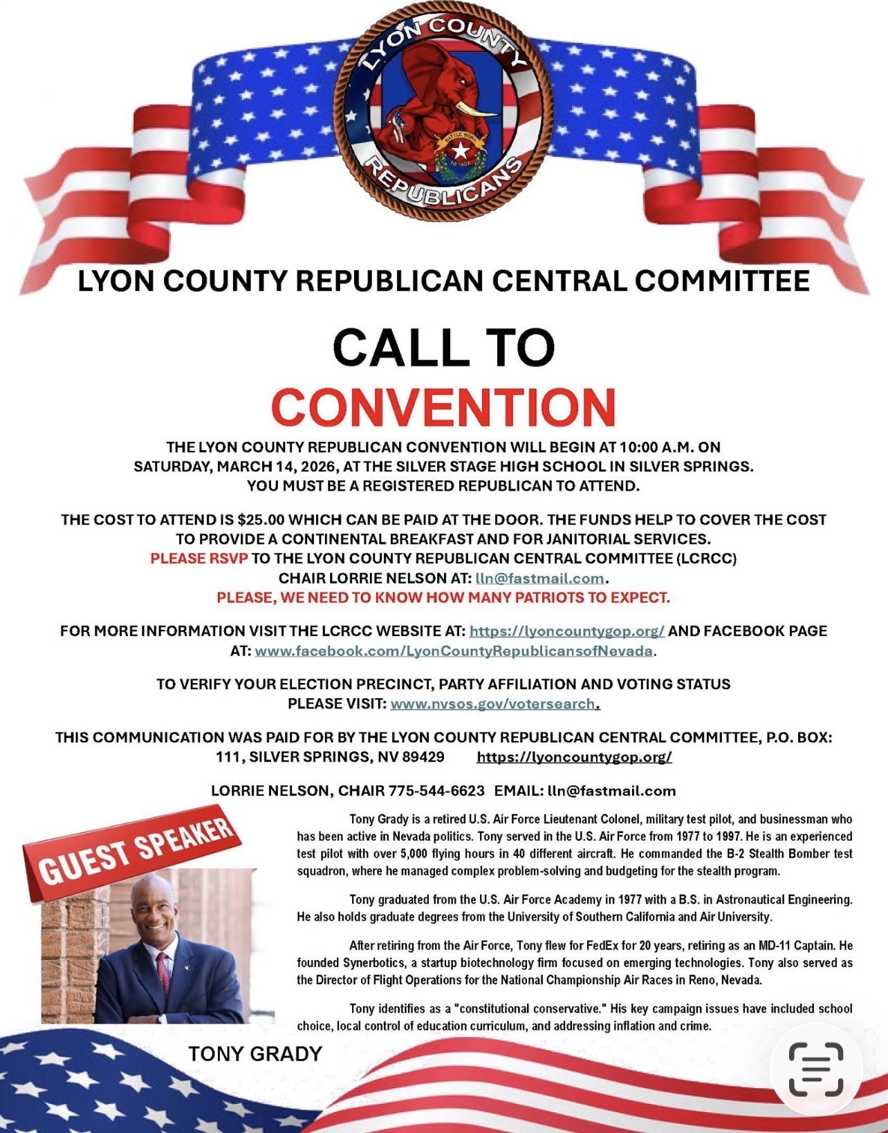 Lyon County Republican Convention - Carson Now
