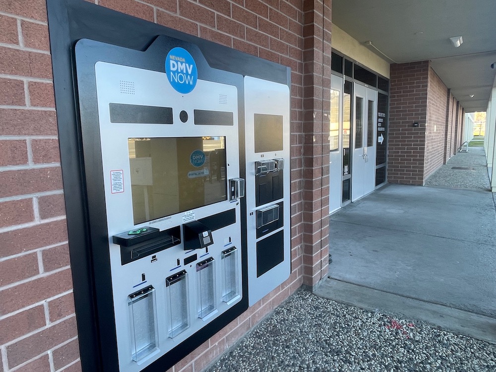 Nevada DMV moves kiosk outside at Carson City office - Carson Now