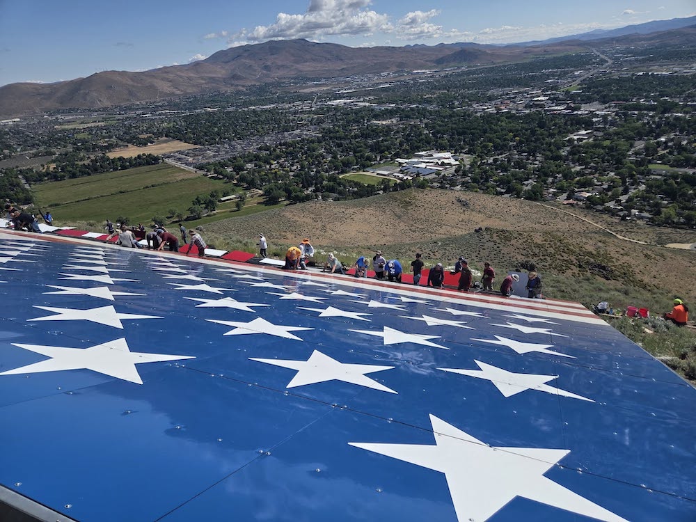 Carson City's famed C-Hill Flag fully restored thanks to community ...