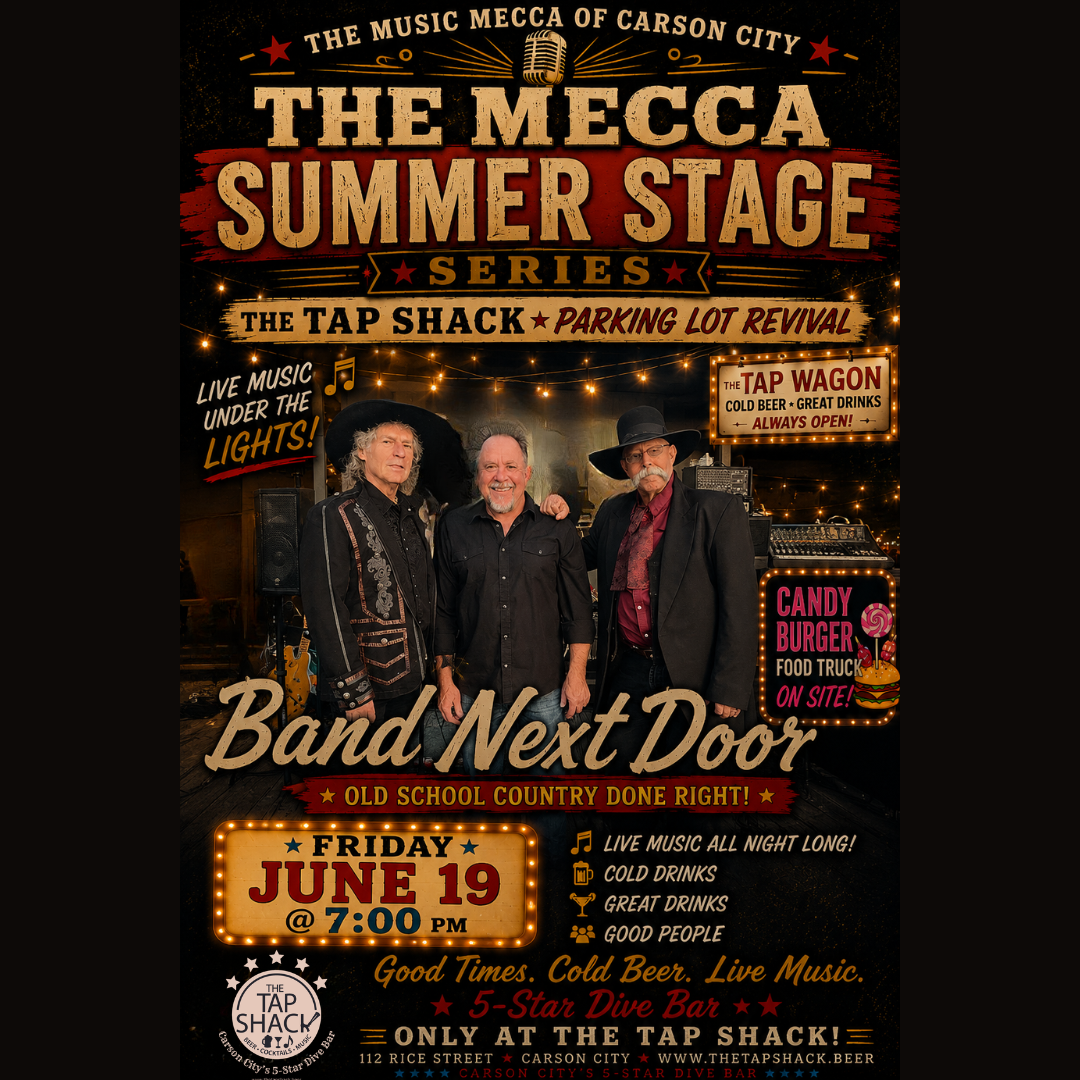 Band Next Door | Old School Country Night The Mecca Summer Stage Series ...