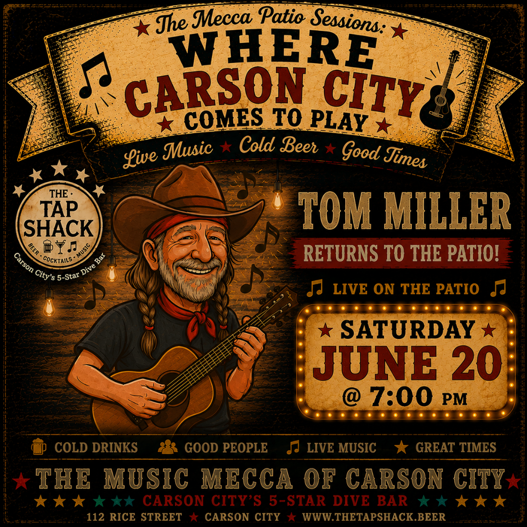 Tom Miller Returns to the Patio - Carson Now